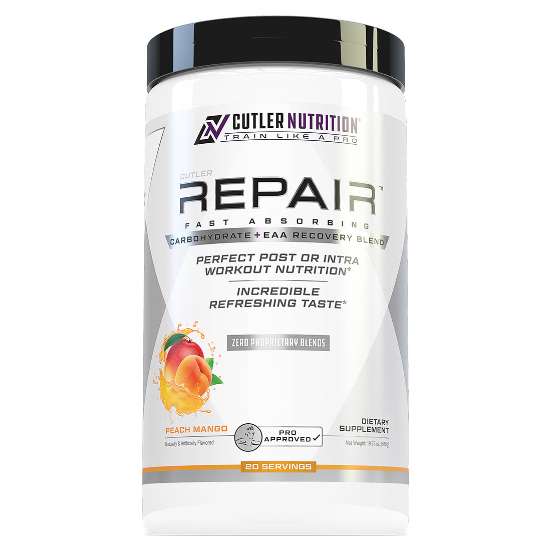 REPAIR POST WORKOUT SUPPLEMENT RECOVERY DRINK POWDER, 20 SERVINGS ...