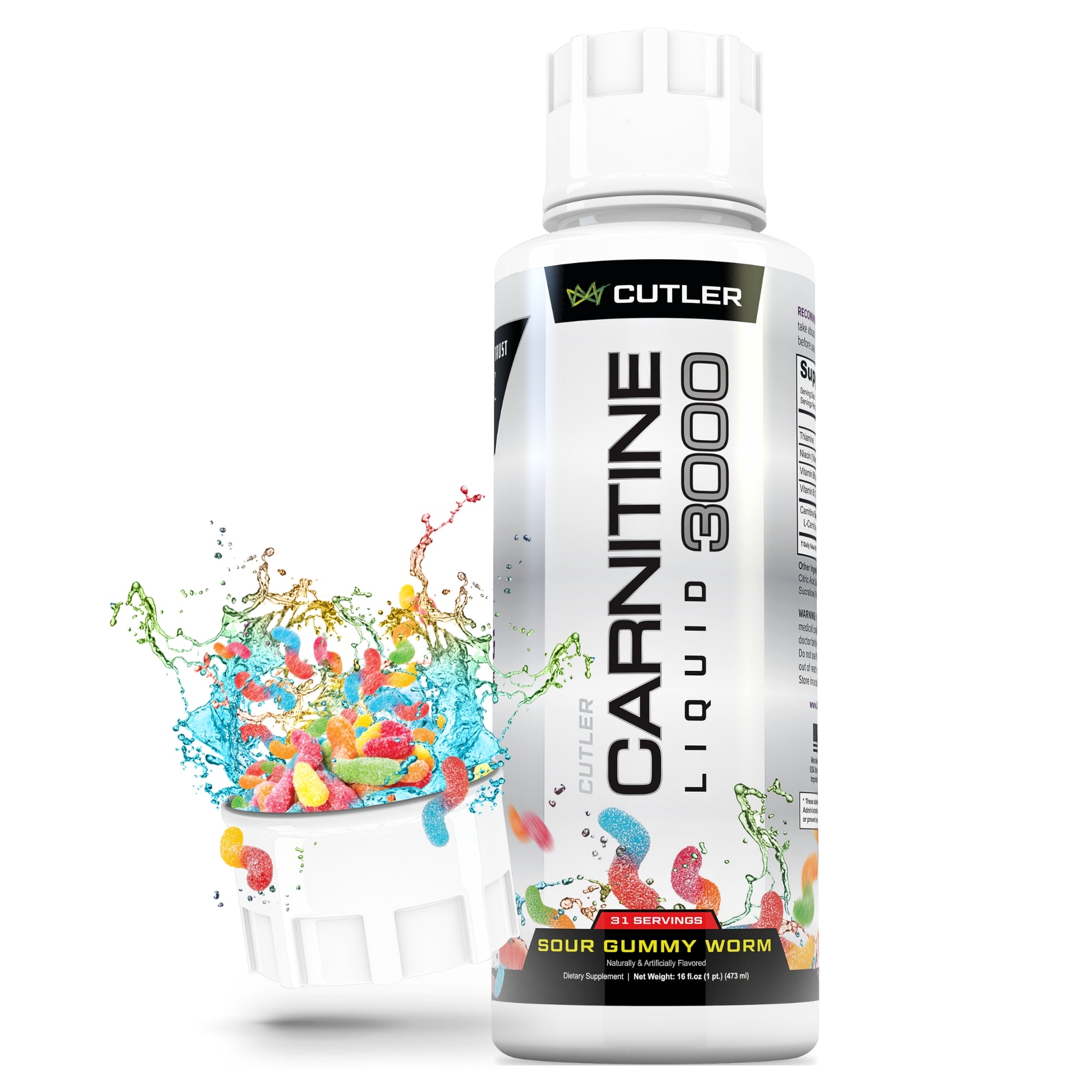 Liquid L-Carnitine 3000: Metabolism & Energy Support – Cutler Nutrition