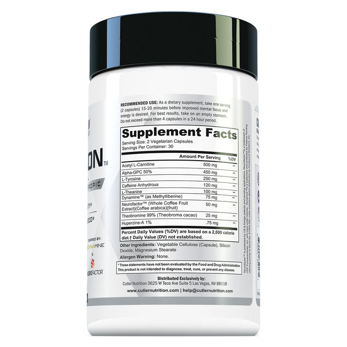 COGNITION NOOTROPIC | Jay Cutler Focus Supplement – Cutler Nutrition