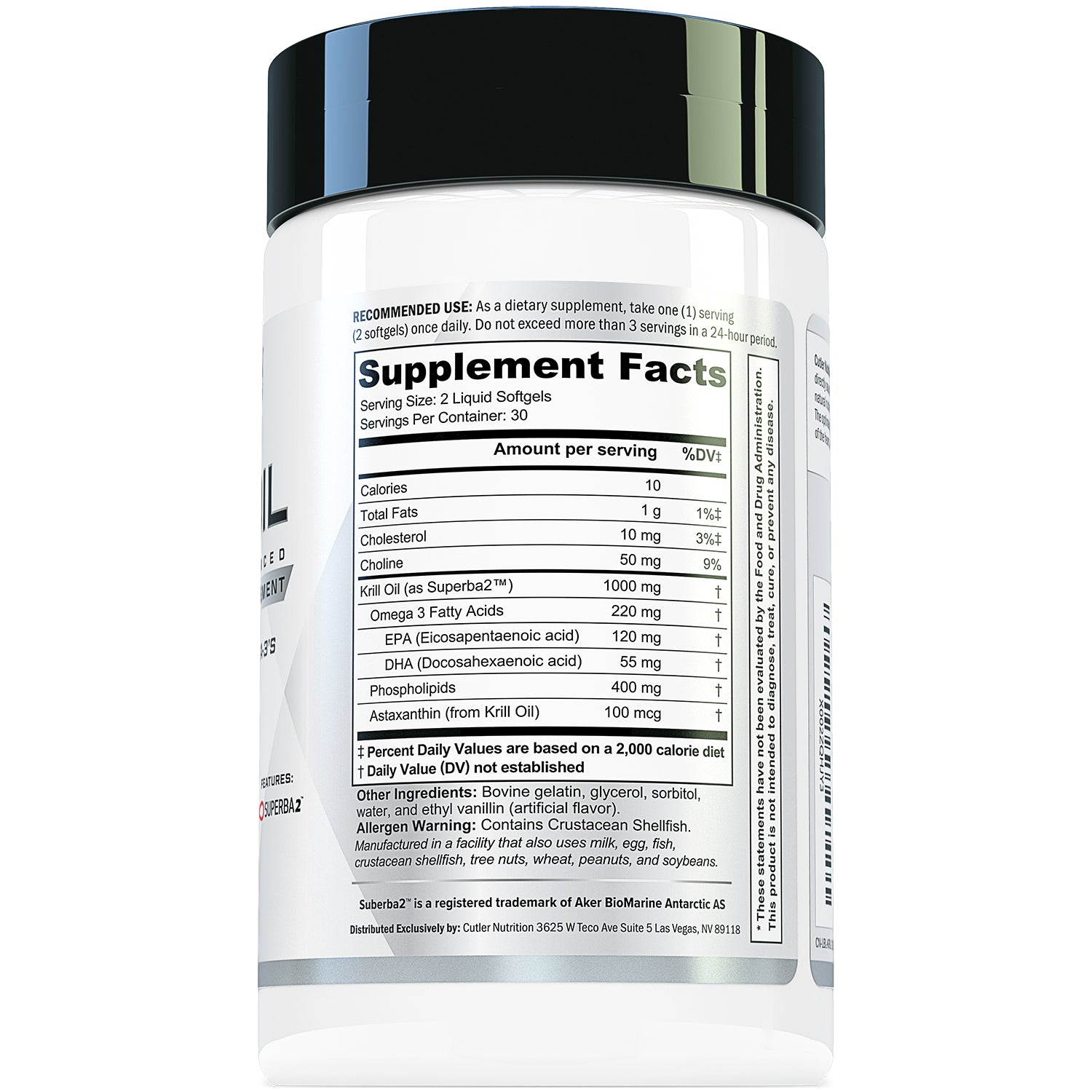 Krill Oil | Superba Krill Long Chain Omega-3 Fatty Acids – Cutler Nutrition